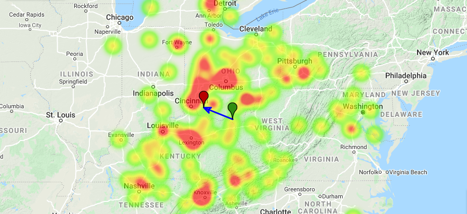 Sciency Thoughts: Fireball meteor over southern Ohio.