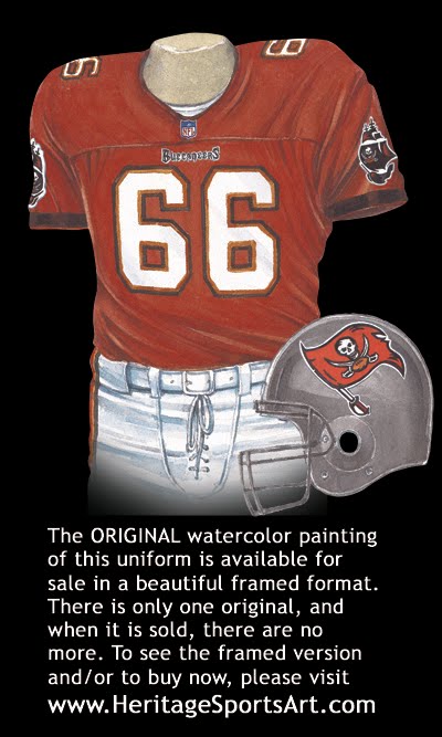 Tampa Bay Buccaneers Uniform and Team History | Heritage Uniforms and ...