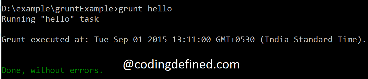 Little about Tasks in Grunt - Coding Defined