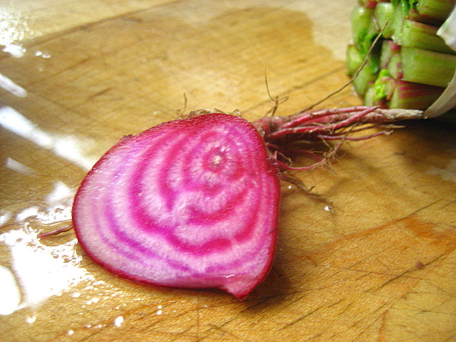 What's for Lunch? Candied Striped Beets & Feta Salad