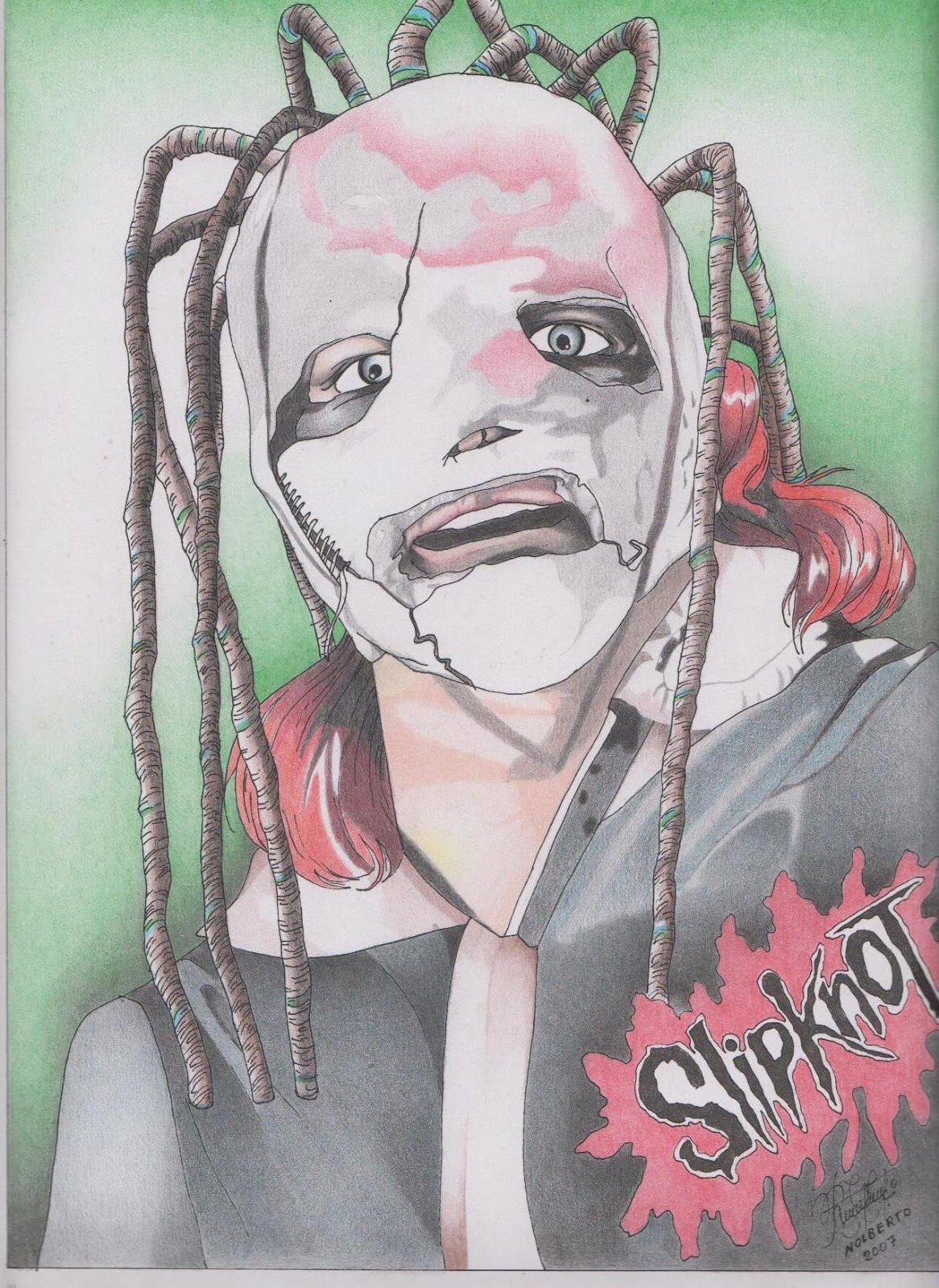 Dibujo de Corey Taylor 2006