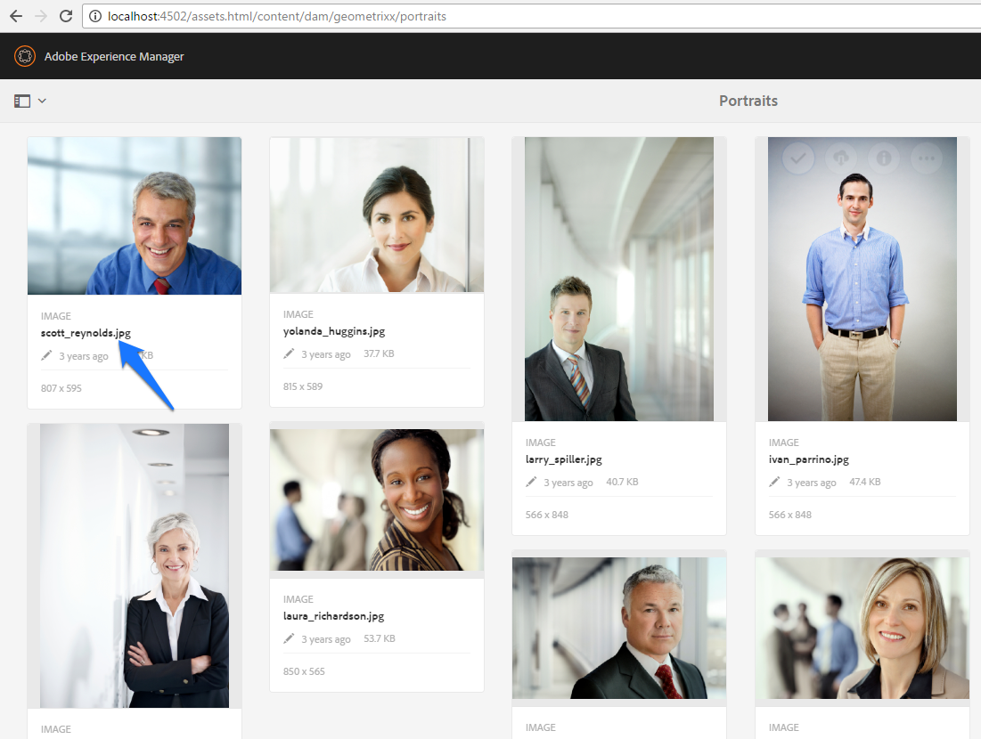 Experiencing Adobe Experience Manager Aem Cq Aem 62 Touchui Assets Console Show Node Name