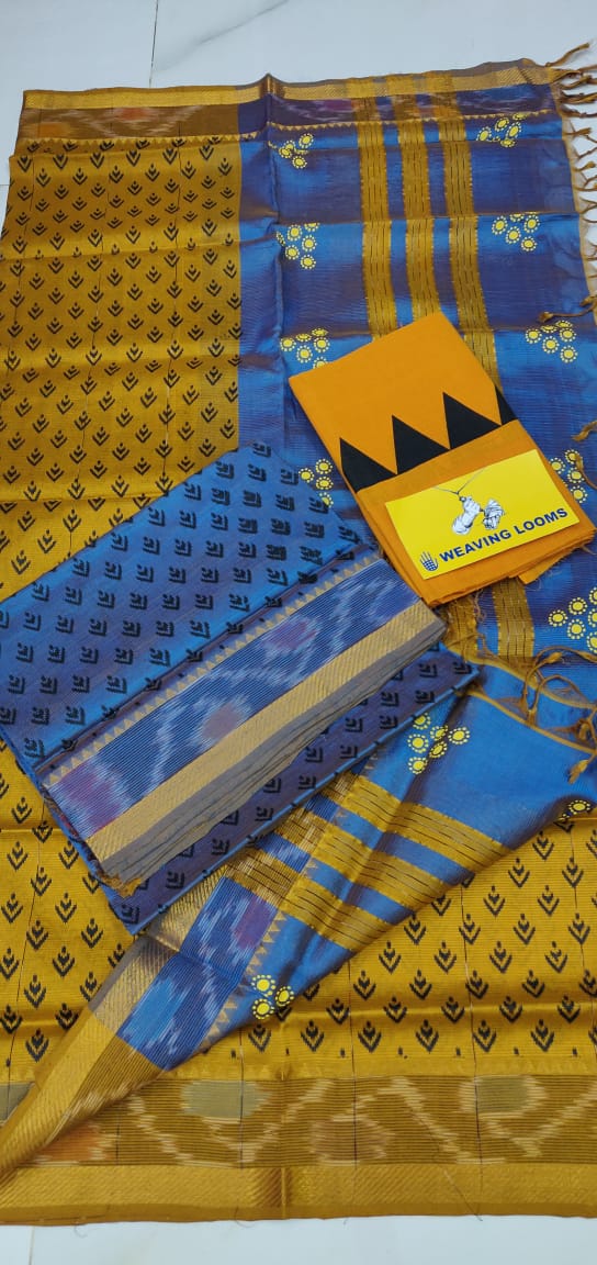 New mangalgiri dress materilas