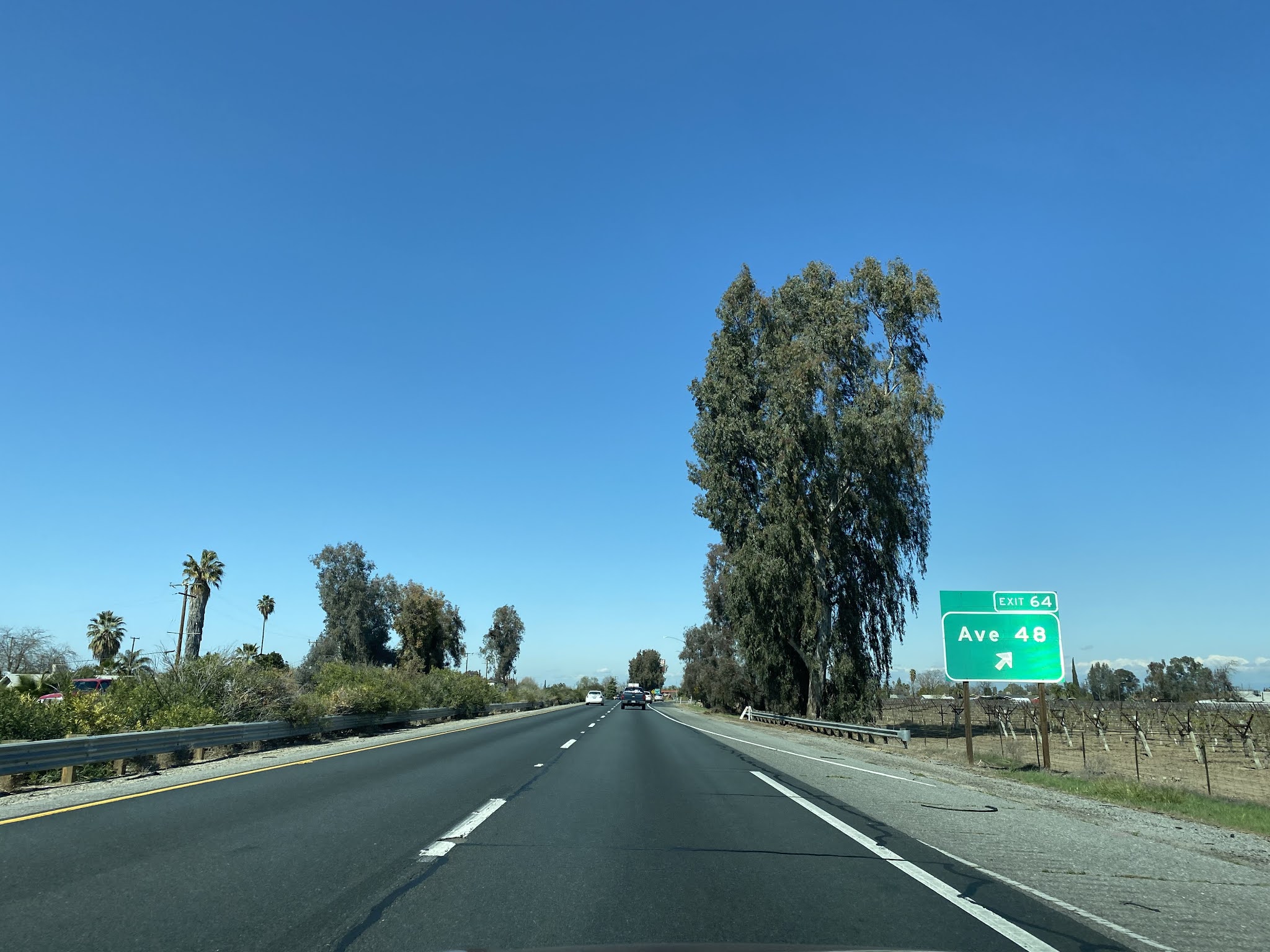 Former US Route 99 in Earlimart and Pixley