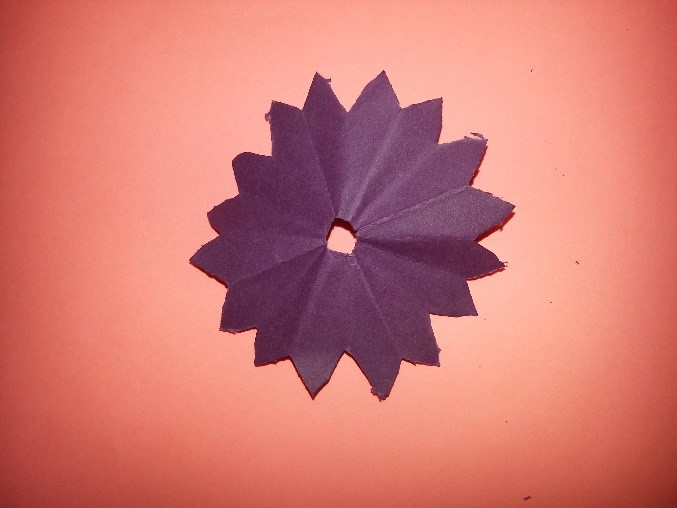 How to make a 2D shape paper flower