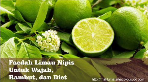 Faedah Limau Nipis Untuk Wajah, Rambut, dan Diet - Maklumat Kesihatan