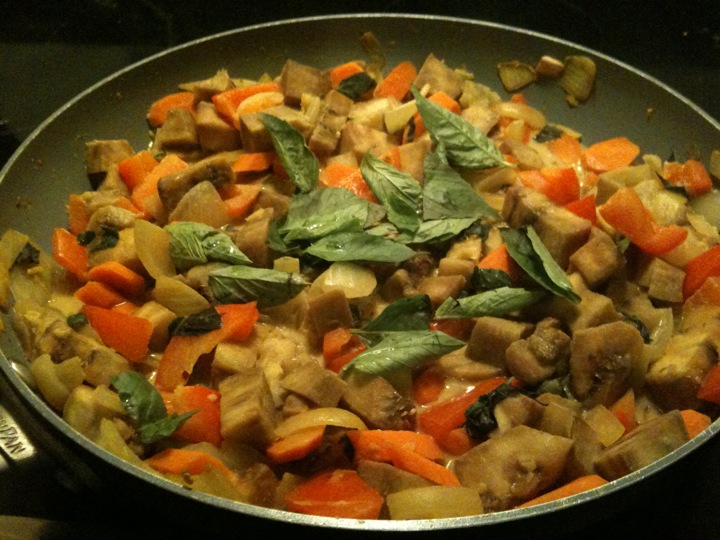 What a Healthy Family Eats: Taste-of-Thai Saute from Vegan on $4 a Day