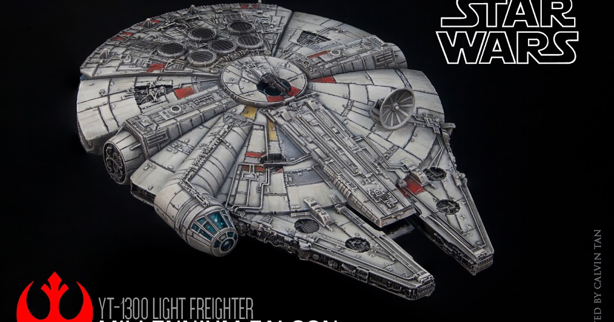 PERSPECTIVES IN MINIATURE: Millennium Falcon, Bandai 1/350 scale