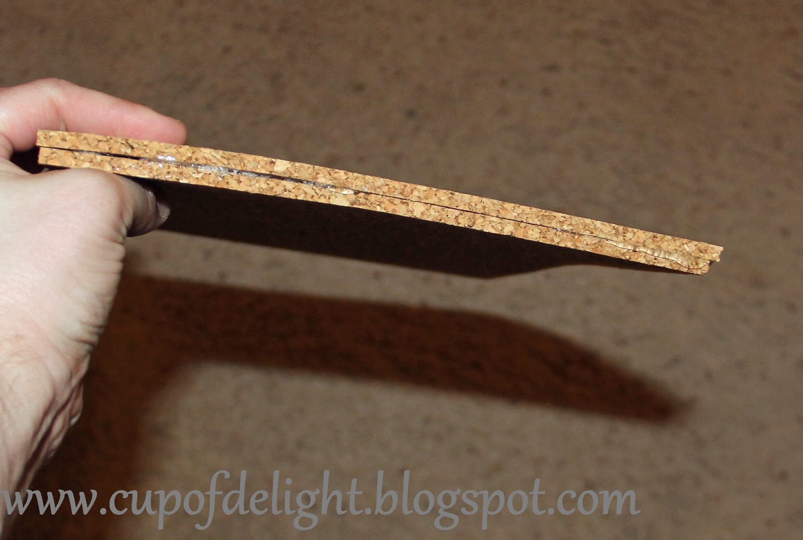 Then, I glued the pieces together onto the foam board to create the ...