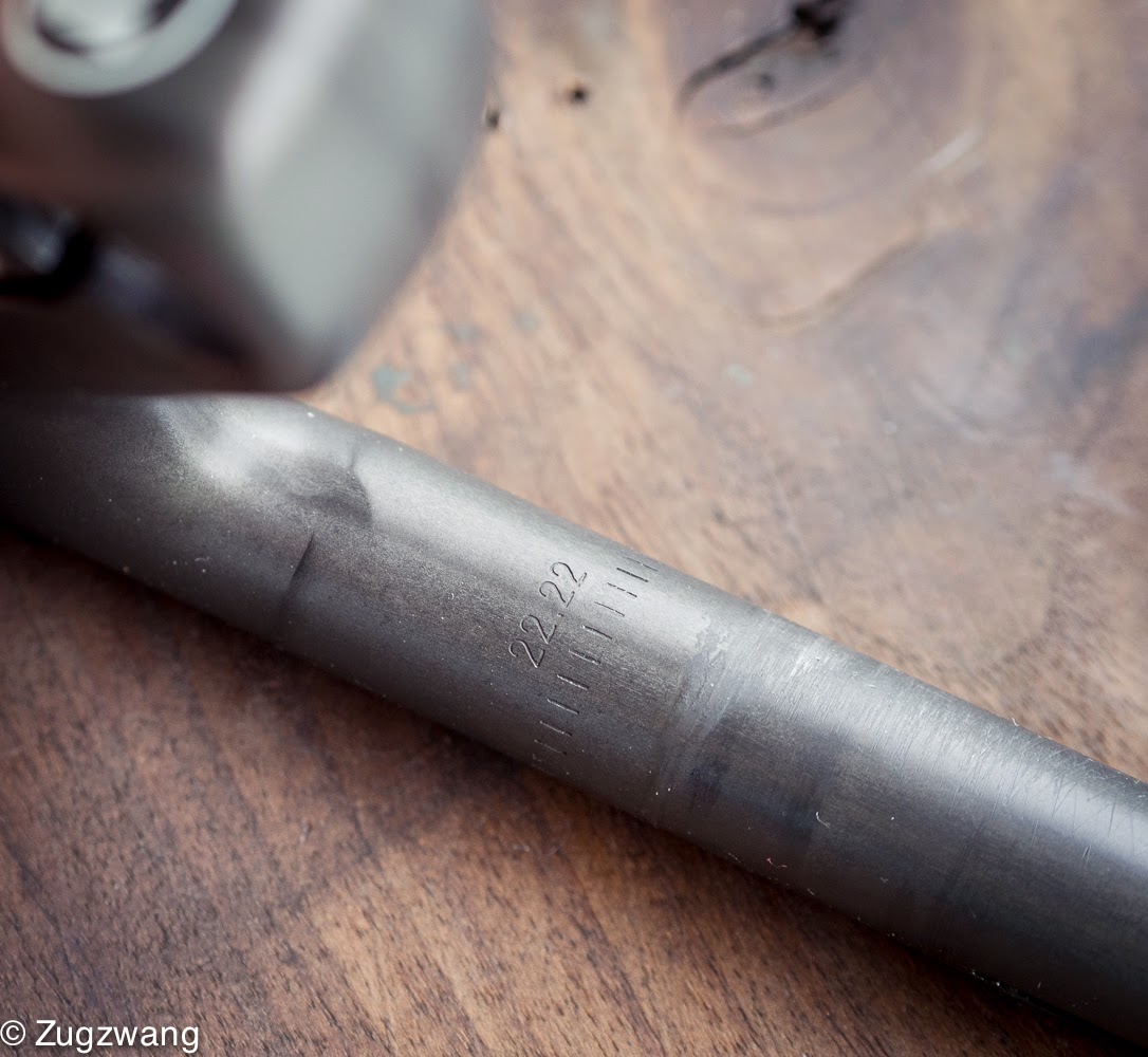 Zugzwang: tropfenförmiger Modolo Flash (?) Vorbau in Anthrazit für 80er ...