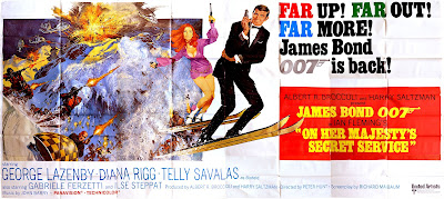 Illustrated 007 - The Art of James Bond: OHMSS 24 Sheet