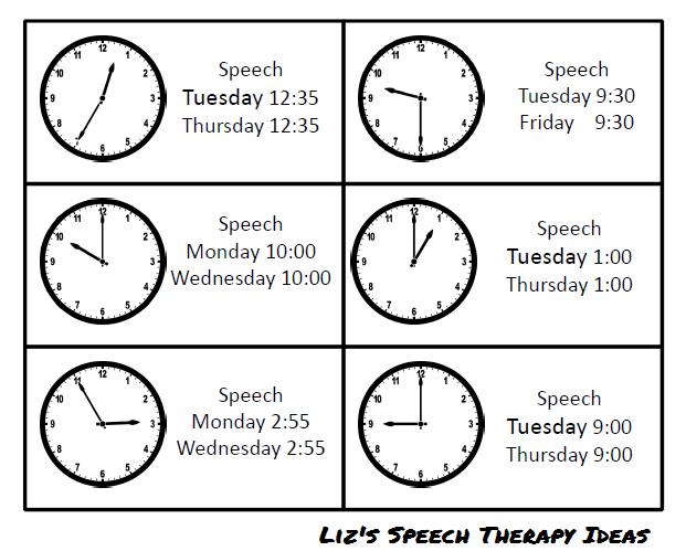 Liz's Speech Therapy Ideas: Speech Reminders