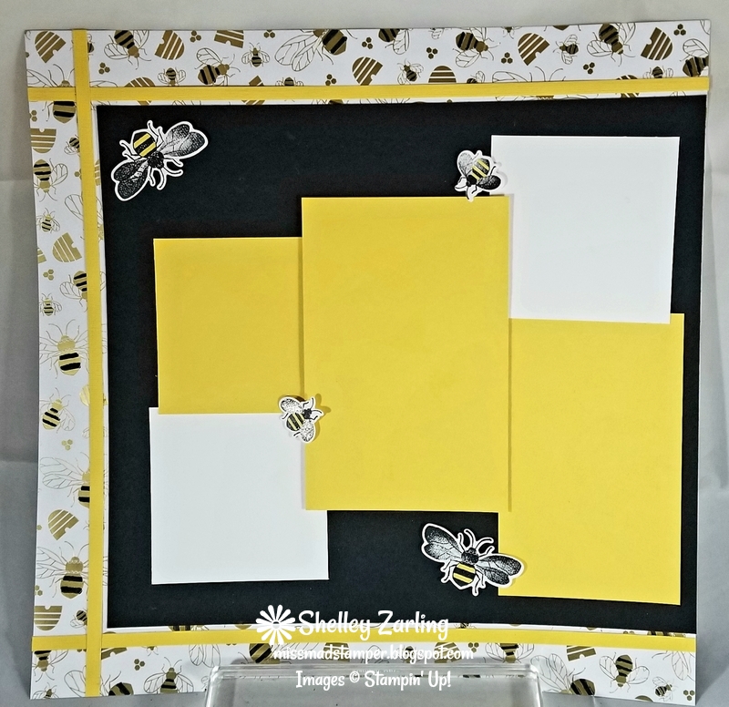 Miss Mad Stamper: Honey Bees Scrapbook Pages