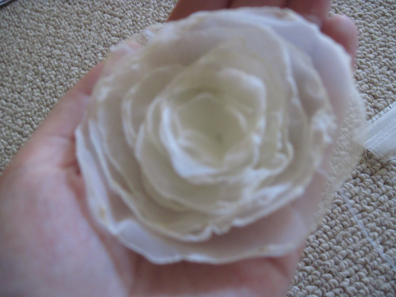 Alicia Dawn's DIY: for the No Nonsense Bride: Chiffon flower sash