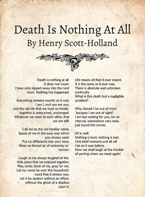Death Is Nothing At All