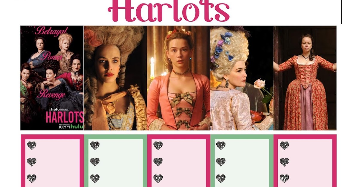 The Wonderful Life of the Crazy Mom: Harlots Anyone??