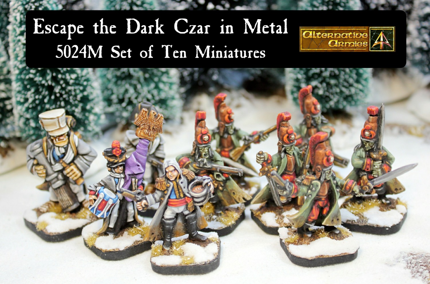 Alternative Armies: Escape the Dark Czar in metal for Flintloque!