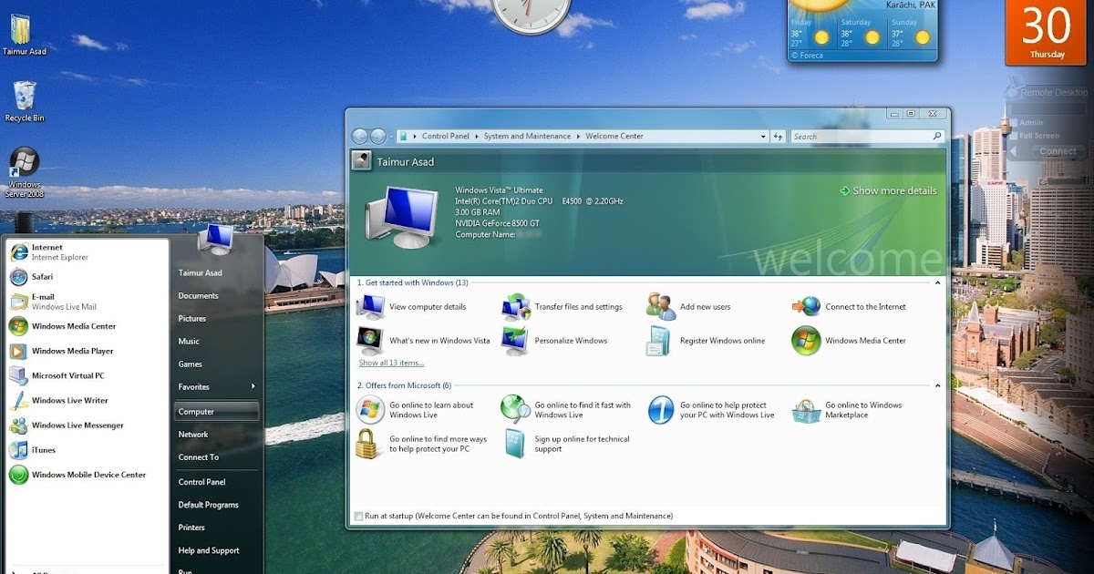 How to Make Windows XP Look Like Windows Vista | News of the World Top ...