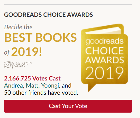 Mark Lawrence: The Goodreads Choice Awards - 2019