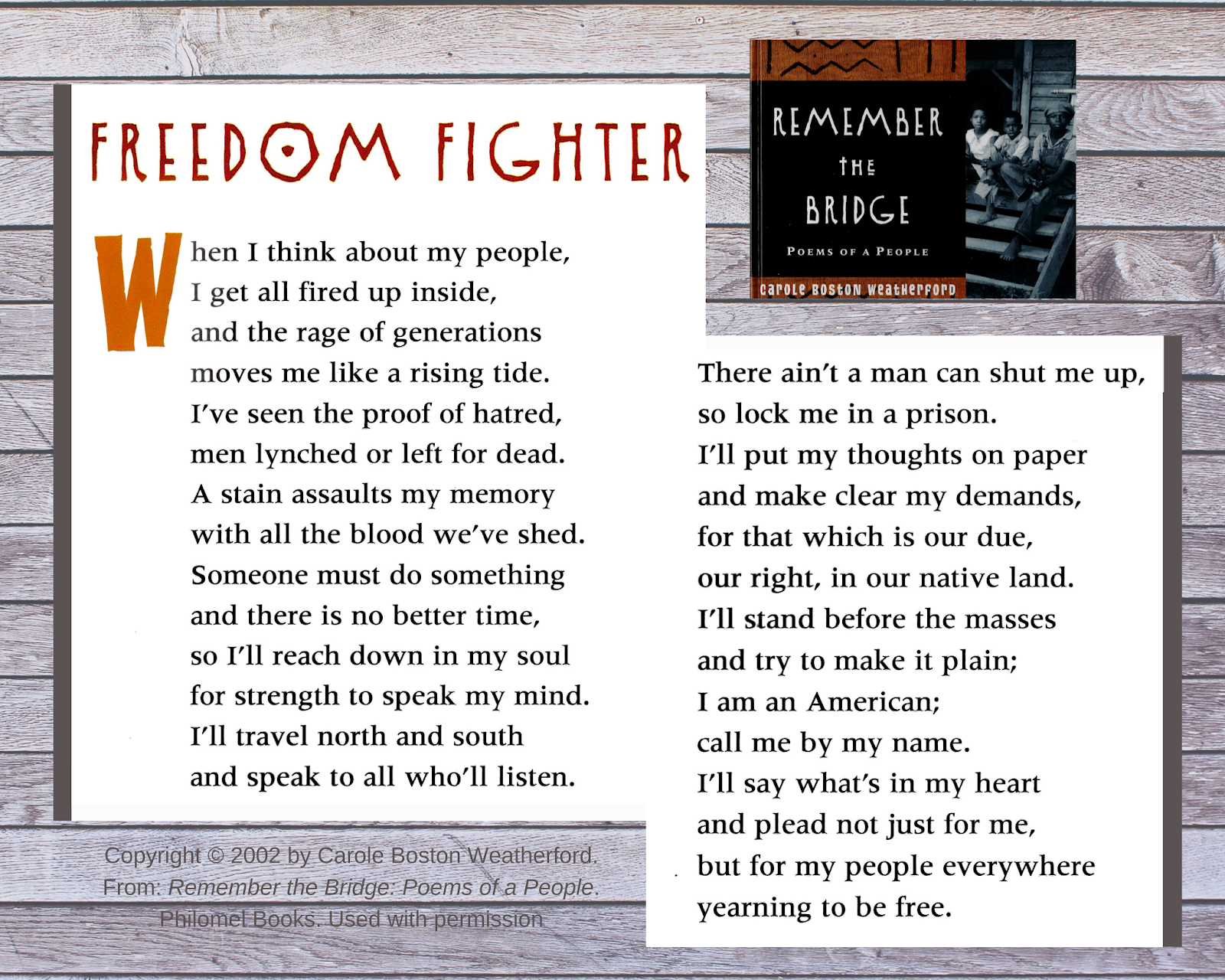 Poetry for Children: A poem for Juneteenth