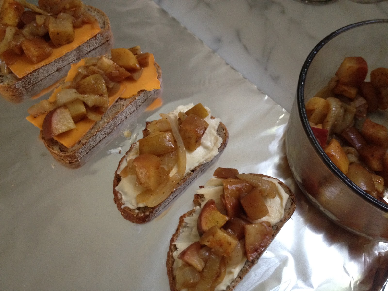 The Full Plate Blog: grilled cheese sandwiches with savory roasted ...