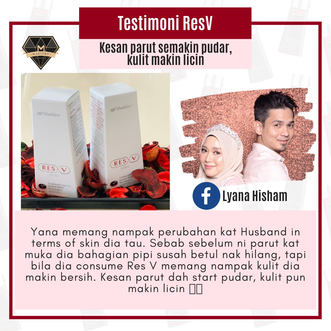 ResV Shaklee : Manfaat, Keistimewaan & Testimoni