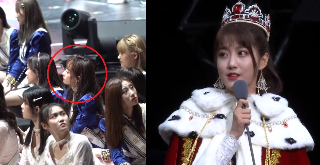 Begini Reaksi Huang Tingting saat Dengar Pidato Kemenangan Li Yitong di SNH48 6th General Election