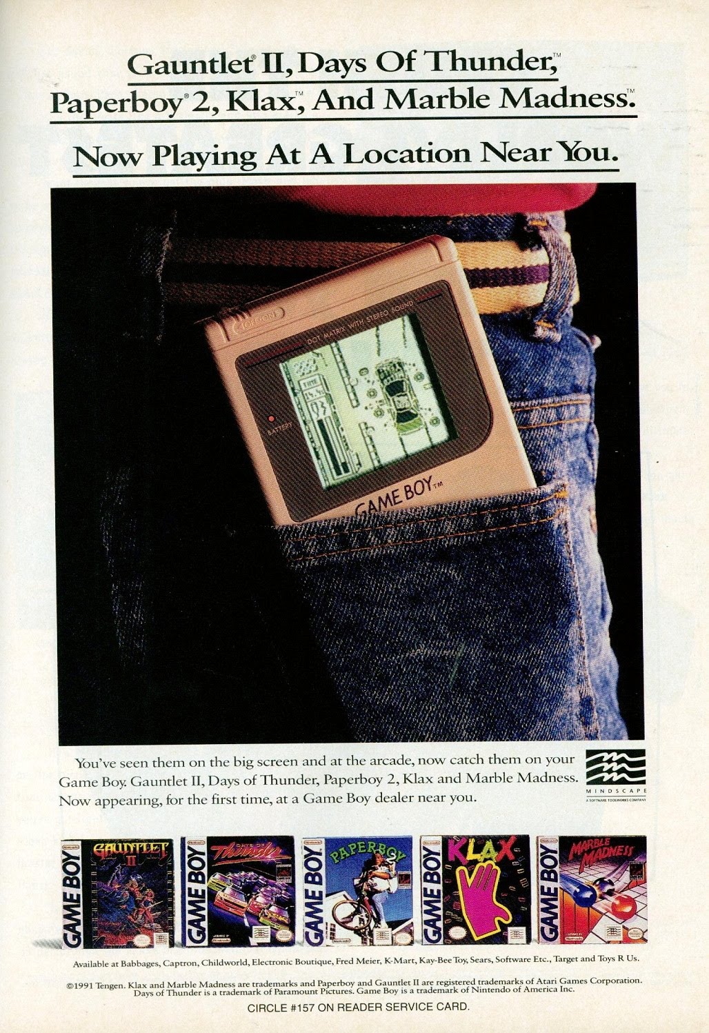 Classic Game Boy Ads: A Game Boy Ad