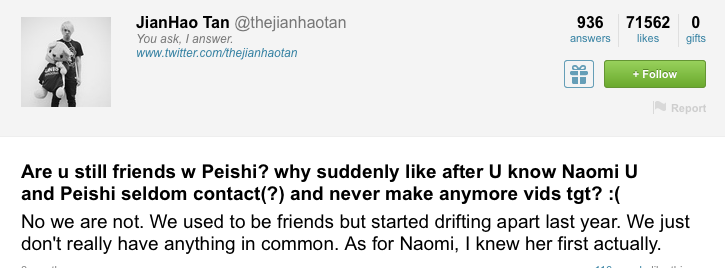Naomi Neo Exposed The Jian Hao Tan Is Bitter About Pei Shi
