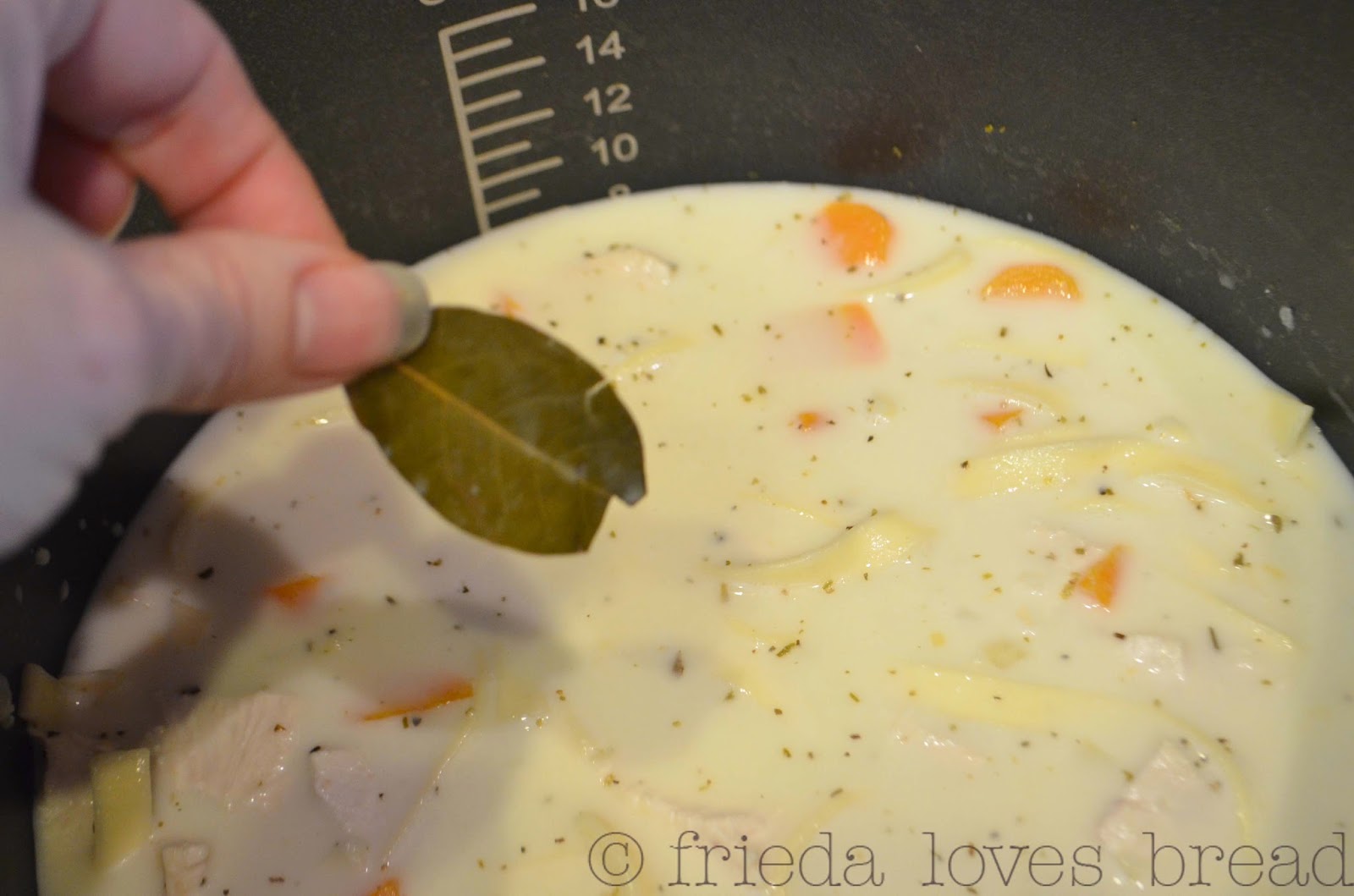 Frieda Loves Bread: Pressure Cook Creamy Chicken Noodle Soup