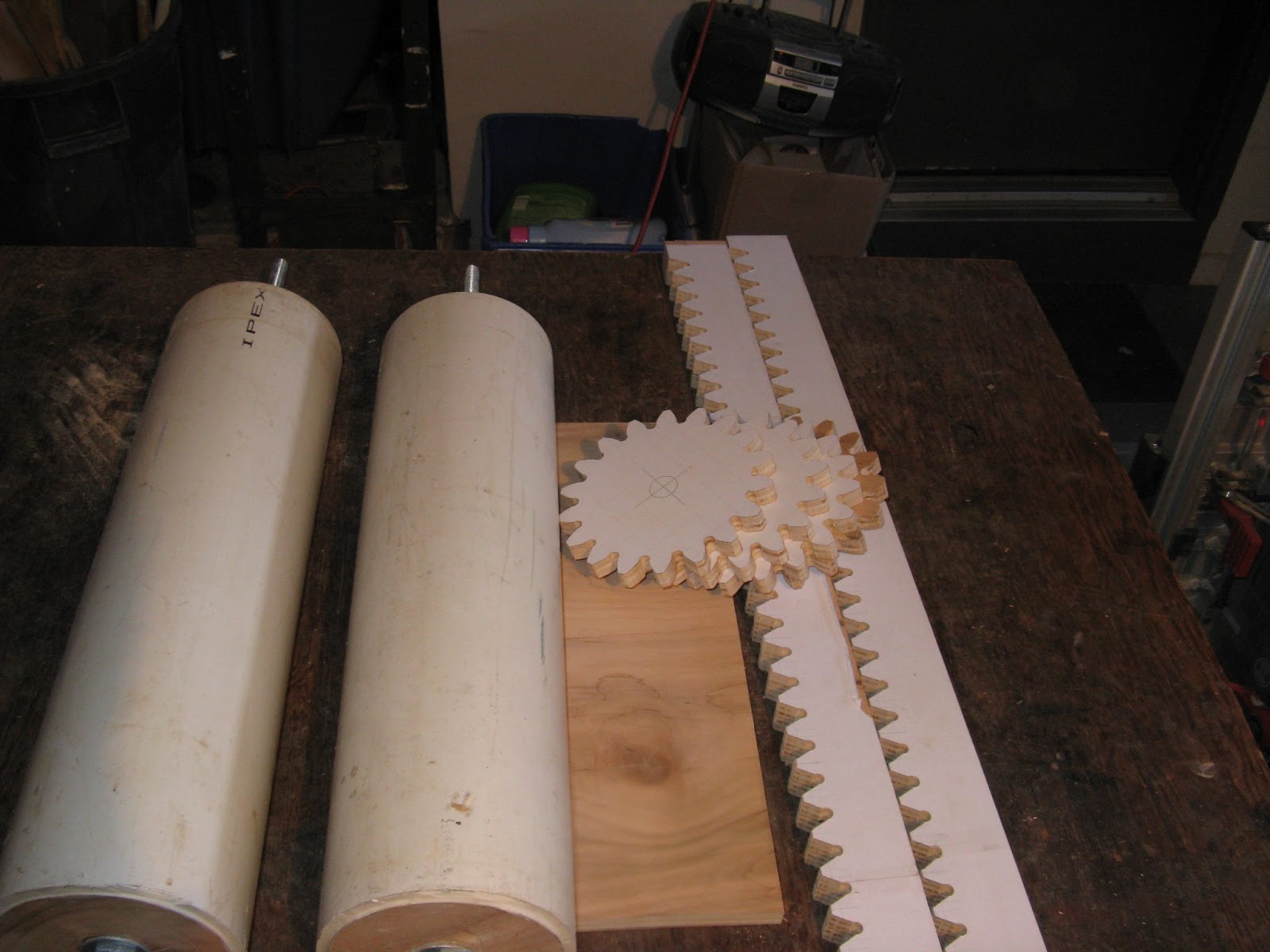 Doug Steward Fine Art: Homemade woodblock printing press part 3