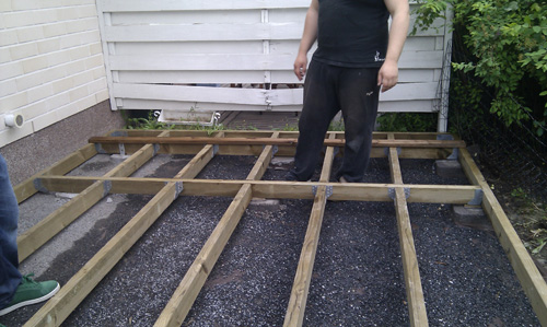 Jossu.net: Terassin rakentaminen - kuvakooste