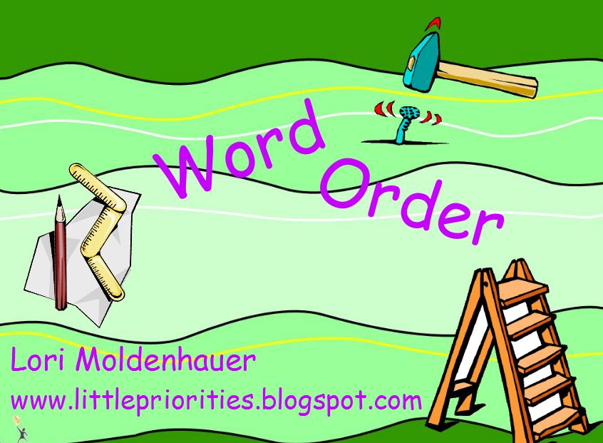 Classroom Freebies Too: Promethean Word Order Mini-lesson