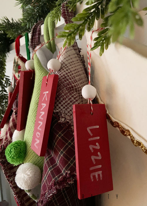 She's Crafty: How to Make Stocking Name Tags