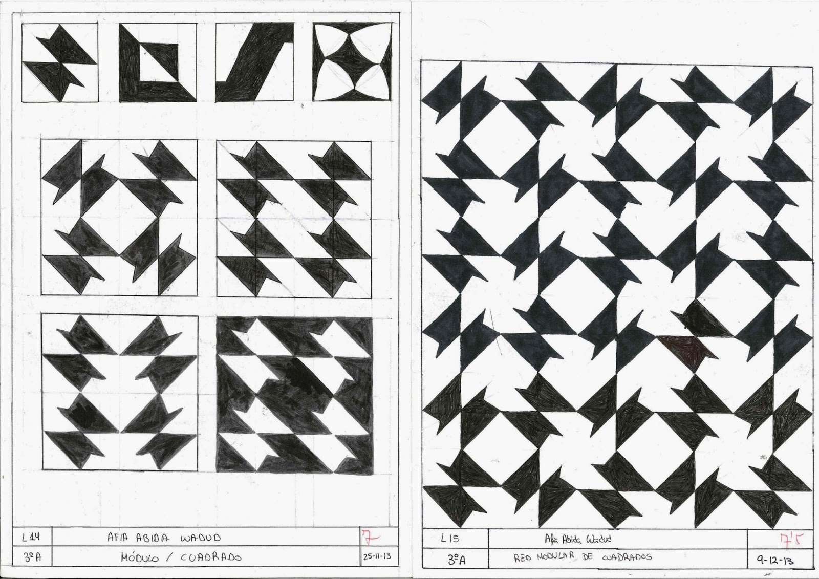 RED MODULAR. CUADRADO | .imagenesola imagen y la educacion plastica y ...