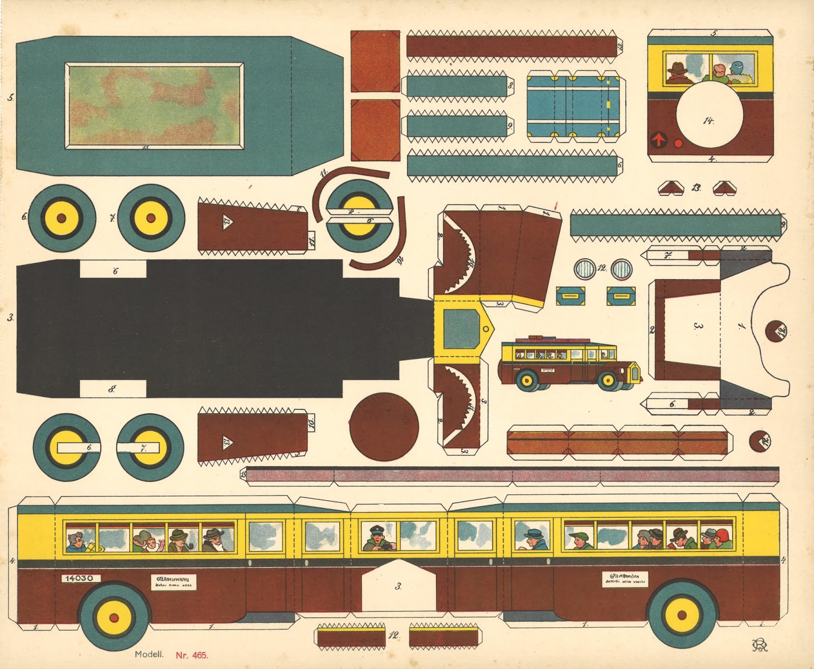 SP. Papel Modelismo: PaperCraft Ônibus - Paper Bus
