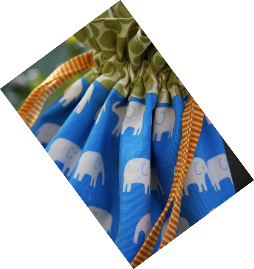 Drawstring Bag Sewing Tutorial ~ DIY Tutorial Ideas!