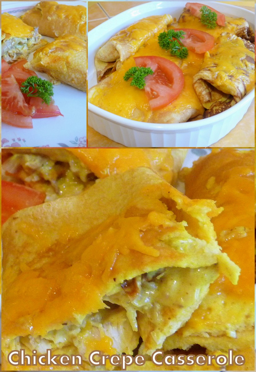 CHICKEN CREPE CASSEROLE
