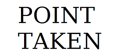 I DIG ENGLISH by Karolina Pabich: random word of the day: POINT TAKEN