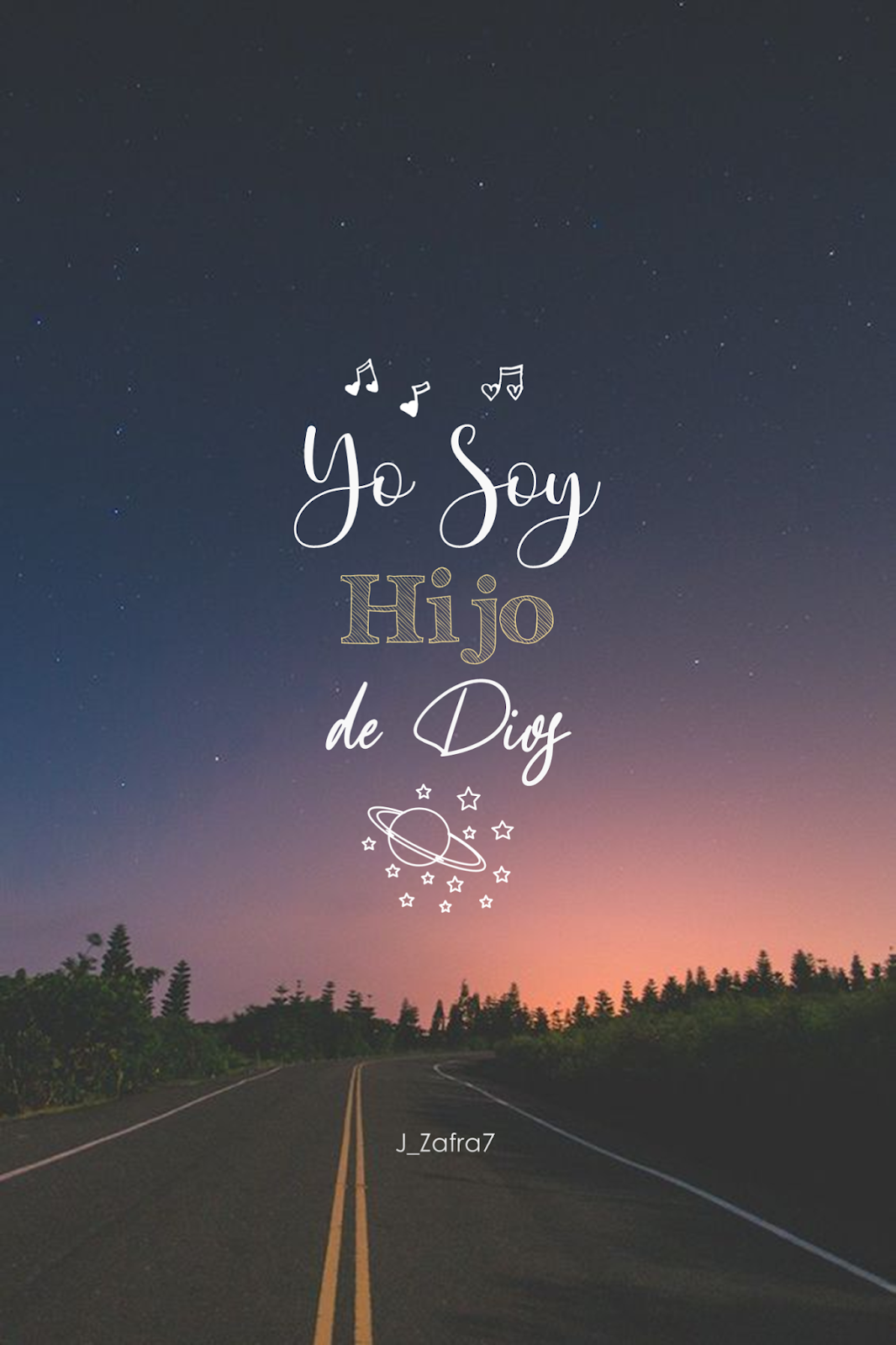 Imágenes Cristianas : Frases cristianas cortas - YO SOY HIJO DE DIOS