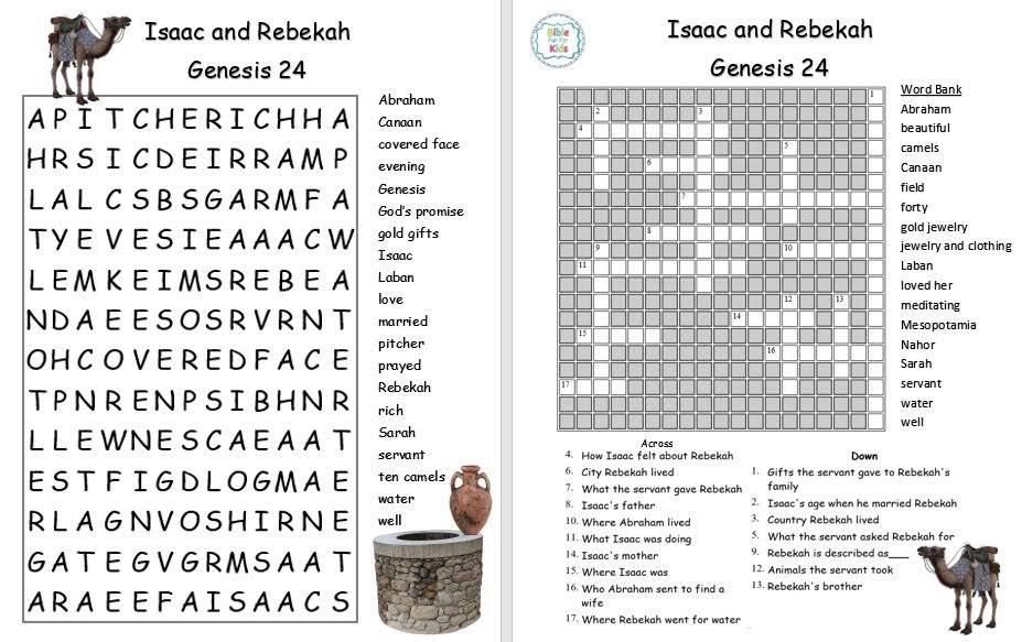 Rebekah Gave the Camels Water | Bible Fun For Kids