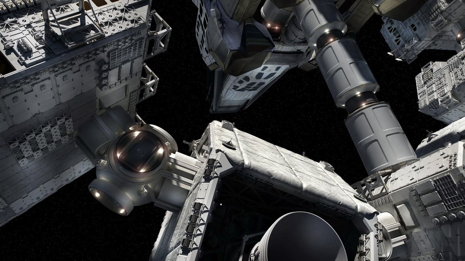 Soaring INTERSTELLAR Spaceship Concept Art by Steve Burg « Film Sketchr