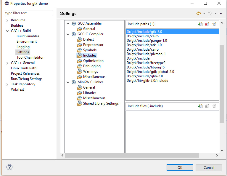 Gtk - How to Configure GTK+ Library in Eclipse | KnowledgeHubKH