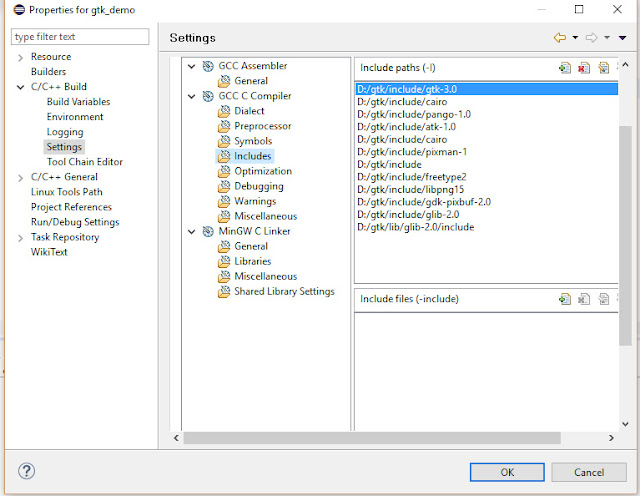 Gtk - How to Configure GTK+ Library in Eclipse | KnowledgeHubKH