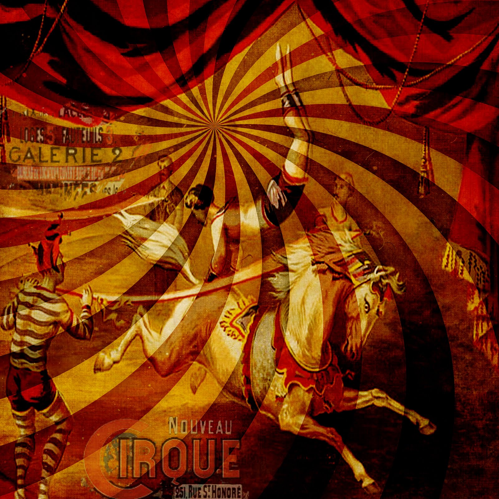 100 Themes Art Journal: Le Cirque
