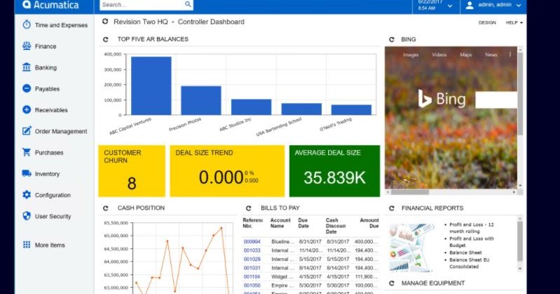Acumatica Cloud ERP 2017 R2 and Beyond.