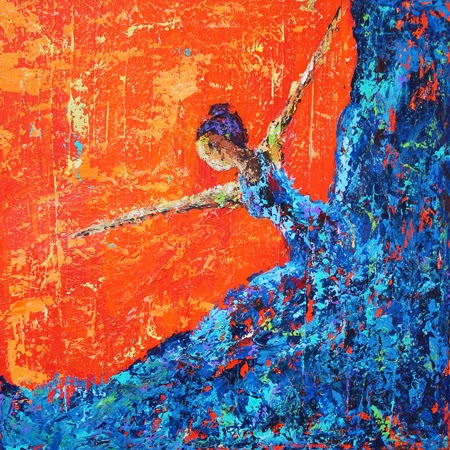Daily Painters Abstract Gallery: Grateful Spirit | Abstract Figurative ...