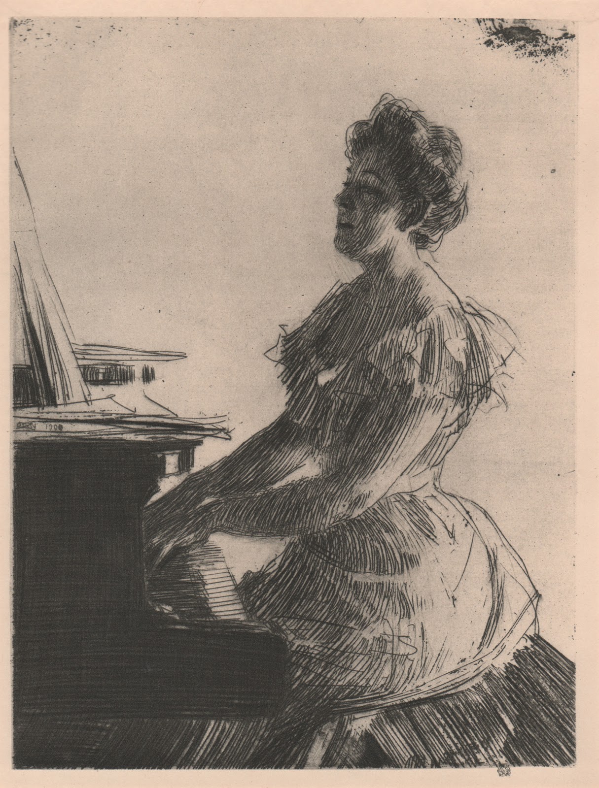 Anders_Zorn_Au_Piano.jpg (1215×1600) | Artwork painting, Zorn