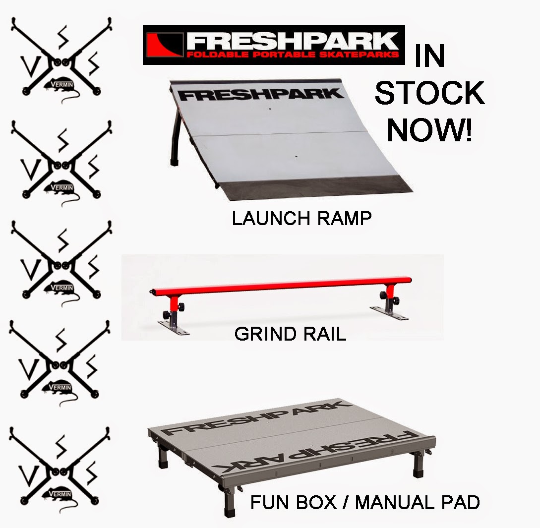 Vermin Scooter Shop: FRESHPARK RAMPS & RAILS