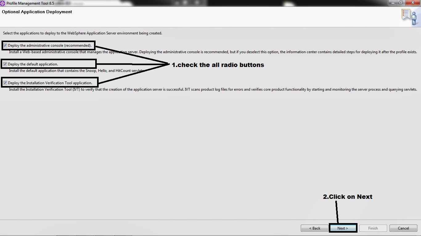 Ibm Websphere Application Server Creating Application Server Profile In Websphere Application